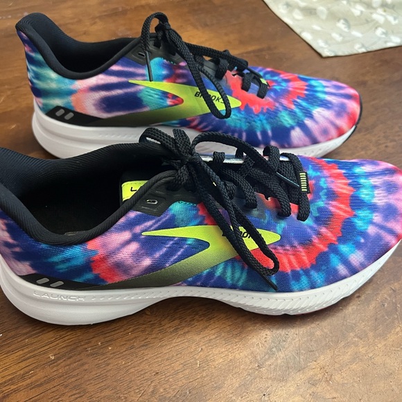 Brooks | Shoes | New Brooks Launch Tiedye Running Shoes Multicolor Mens ...